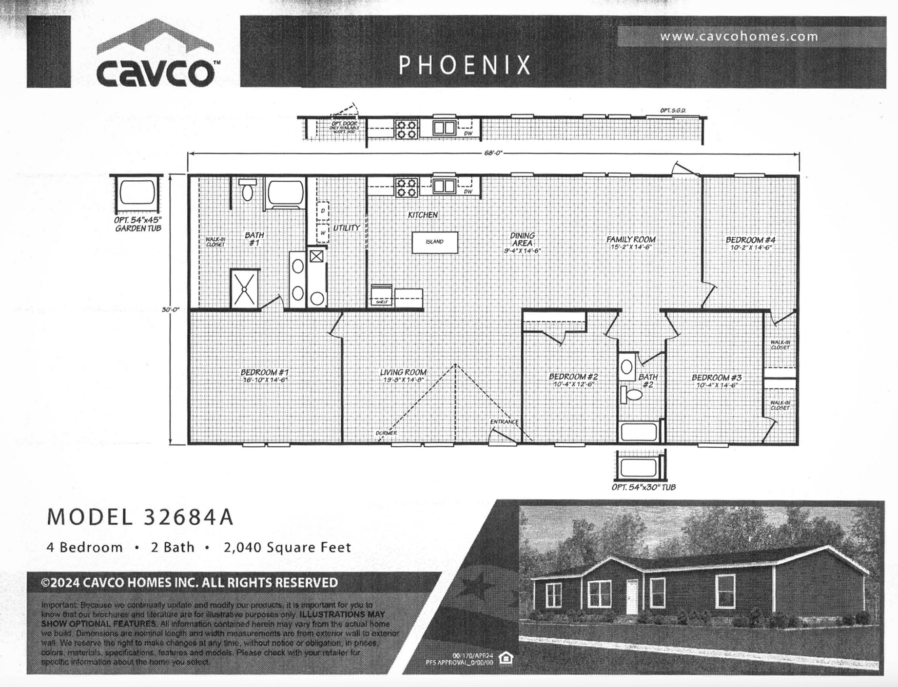 170PX32684-A Cavco Phoenix (Double) from Yurezz Home Center of McRae ...