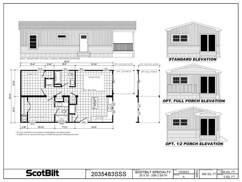 Sun Homes Series 2040461-SSS from