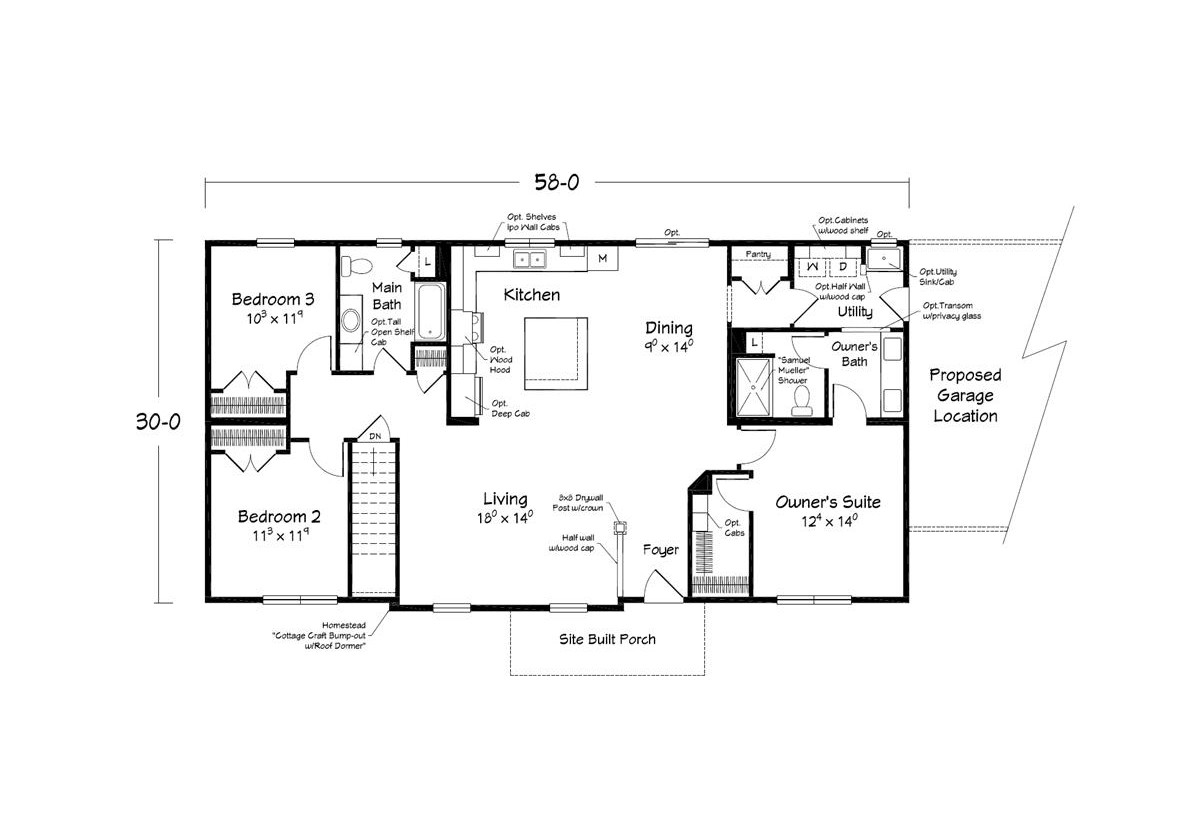 Homestead Series Sunnyside from Showcase Homes