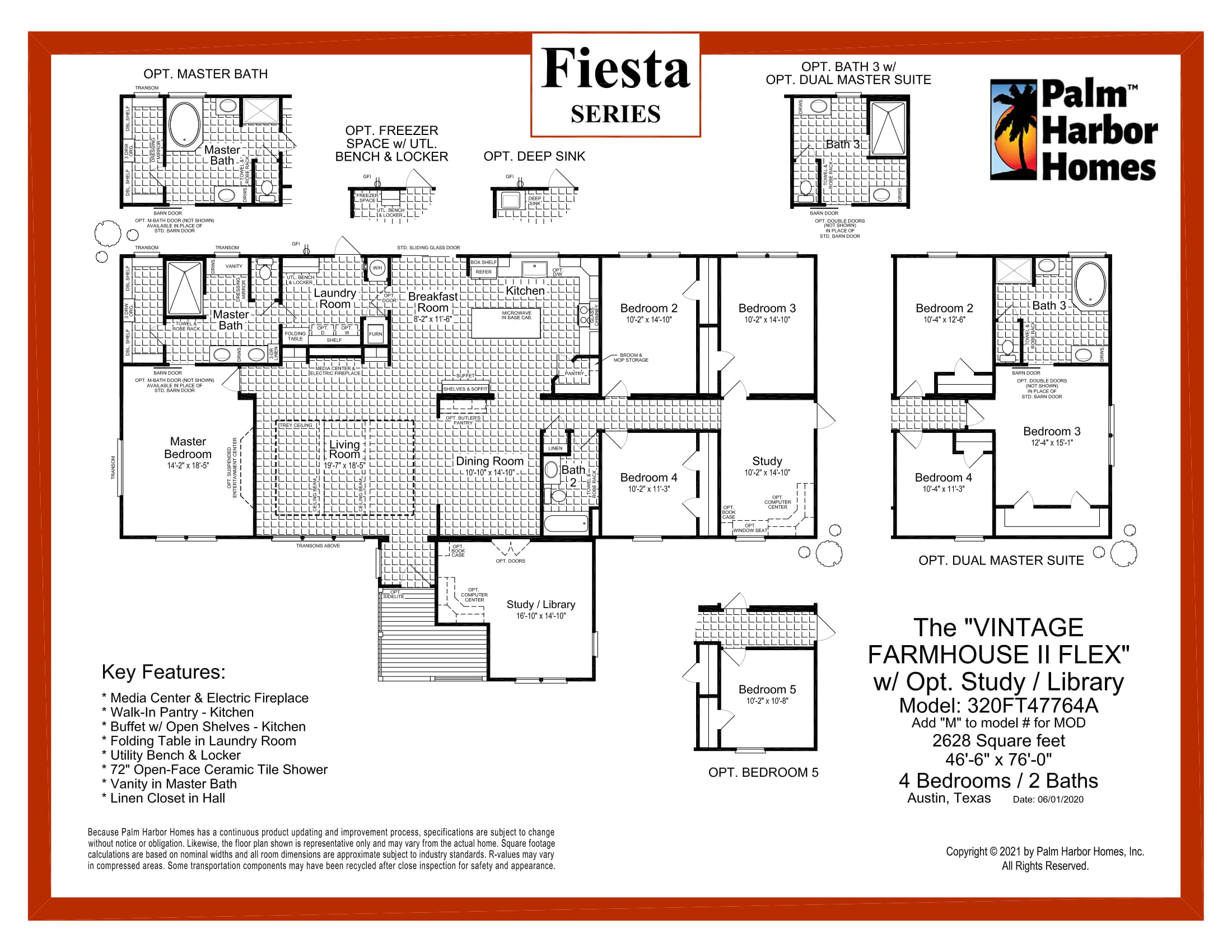 Fiesta The Vintage Farmhouse II Flex 320FT47764A by Palm Harbor Homes ...