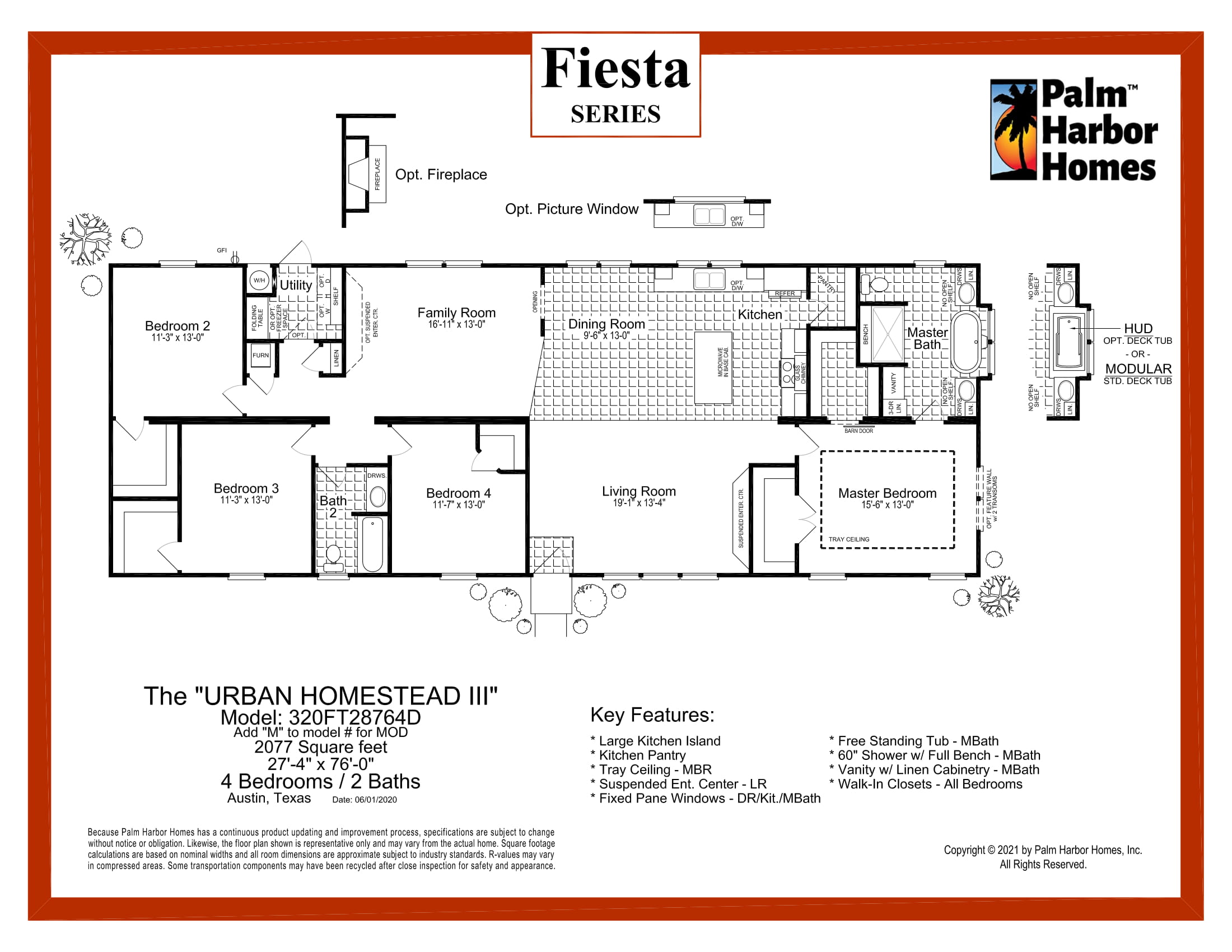 Fiesta The Urban Homestead III 320FT28764D by Palm Harbor Homes - Palm ...