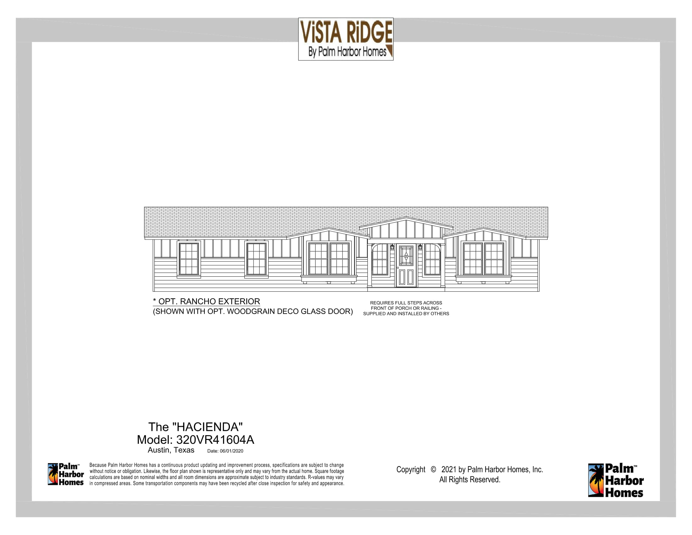 Vista Ridge The Hacienda 320VR41604A from