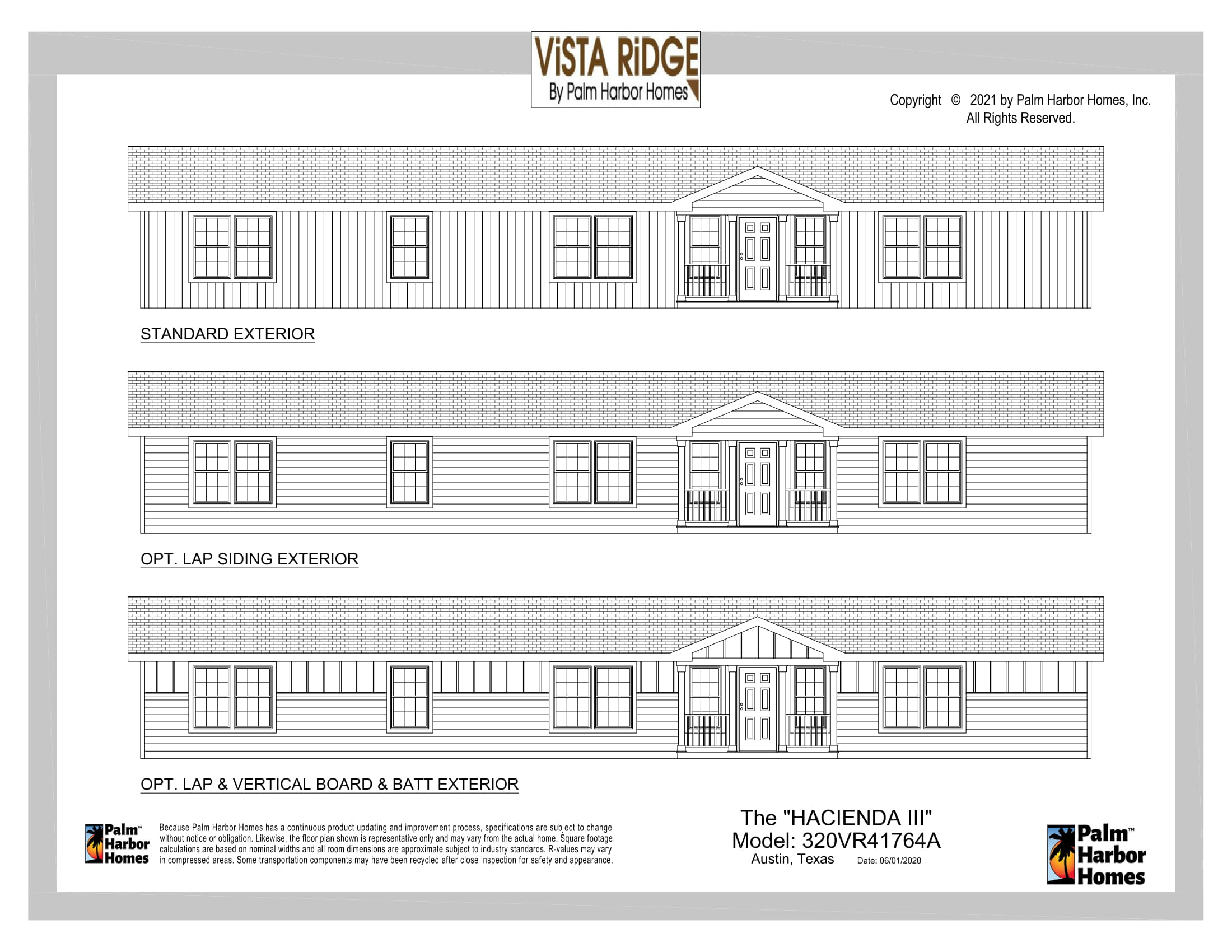 Vista Ridge The Hacienda III 320VR41764A by Palm Harbor Homes ...
