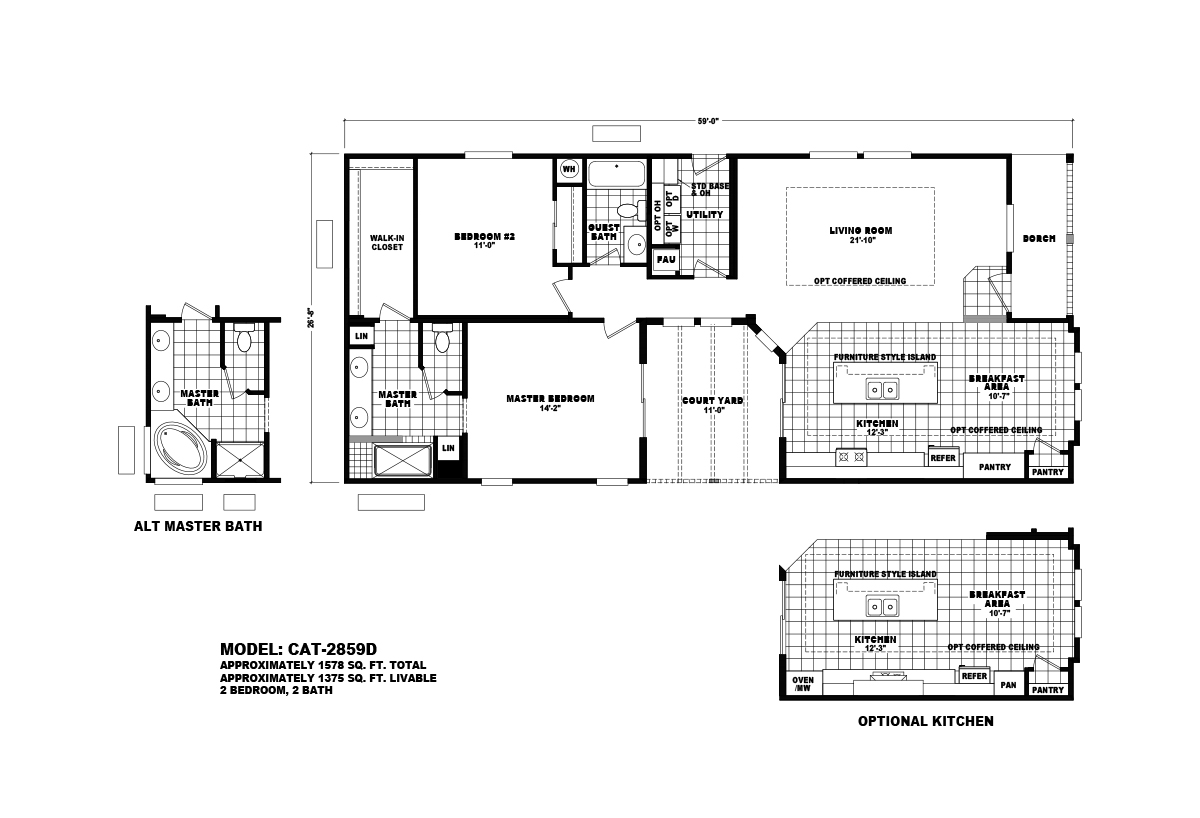 Catalina Series CAT-2859D from Homes Direct