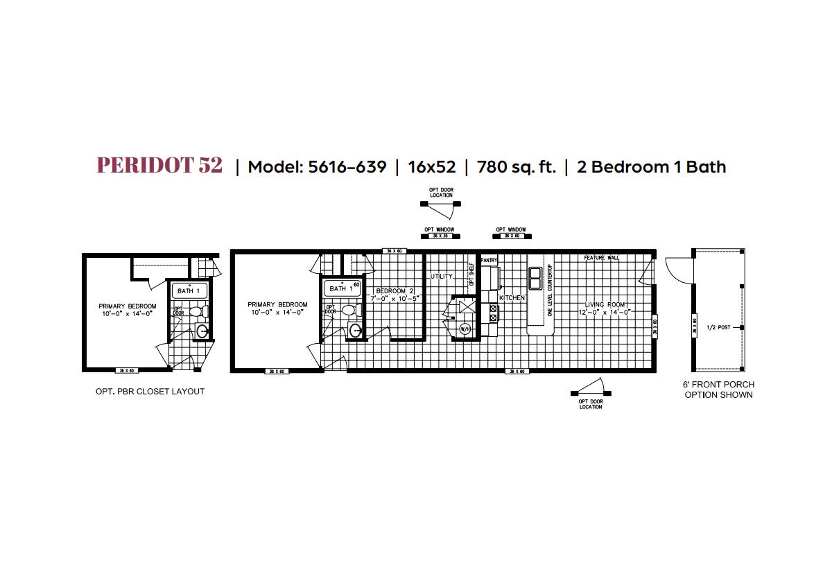 GEM Series Peridot 52 5616-639 by Clayton Lewistown - Showcase Homes