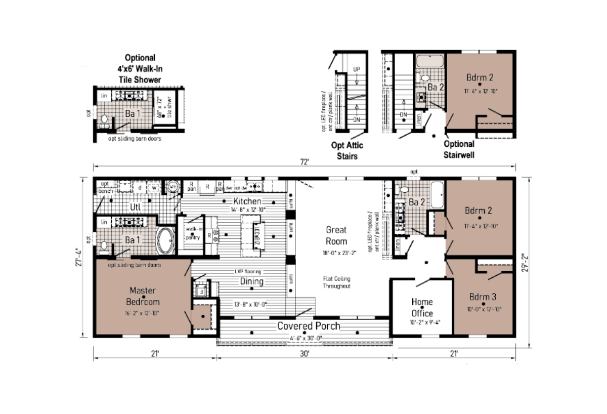 Landmark Ultra Grand Grand 3.1 9L28723C (2LM2108R) from D & J Homes