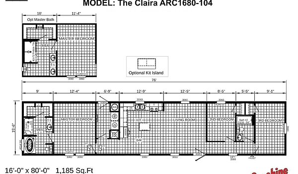 ARC The Claira ARC1680-104 - Sunshine Homes