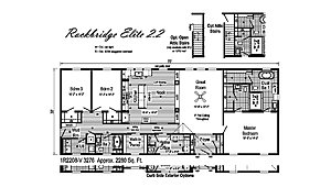 Rockbridge Elite Elite 2.2 - 1R2208-V by R-Anell Homes - ModularHomes.com