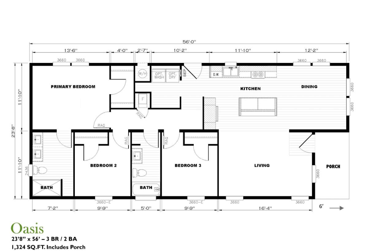 Harmony Series Oasis HP24563A from Homes Direct