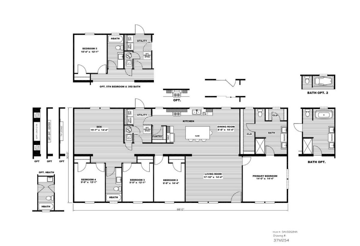 Floor Plan Detail - Columbia Discount Homes