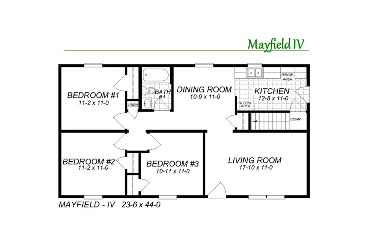 Ranch / The Mayfield IV by - ManufacturedHomes.com