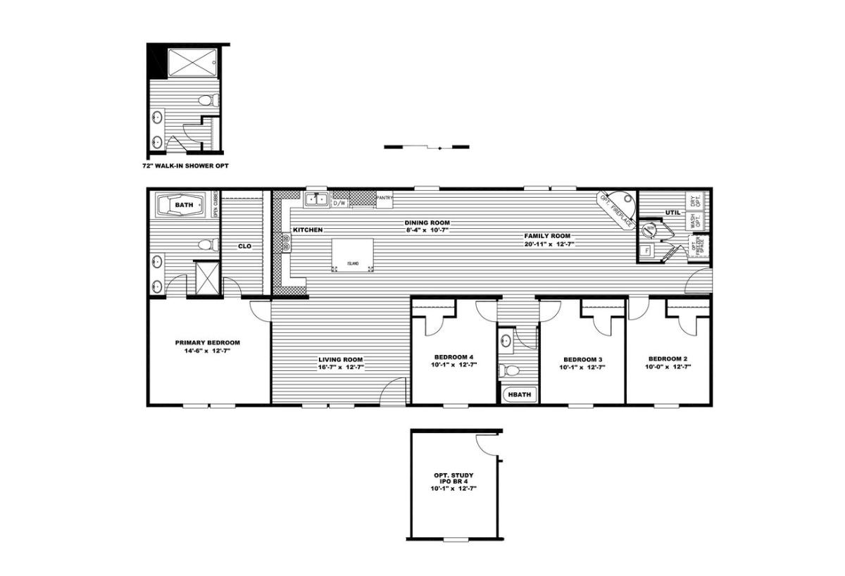 Ultra Excel / Ultra Pro 4 BR 28X68 29UXL28684AH by Clayton Homes of ...