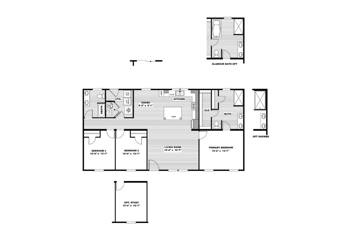 Ultra Excel / Ultra Breeze 28X52 29UXL28523AH by Clayton Homes of ...