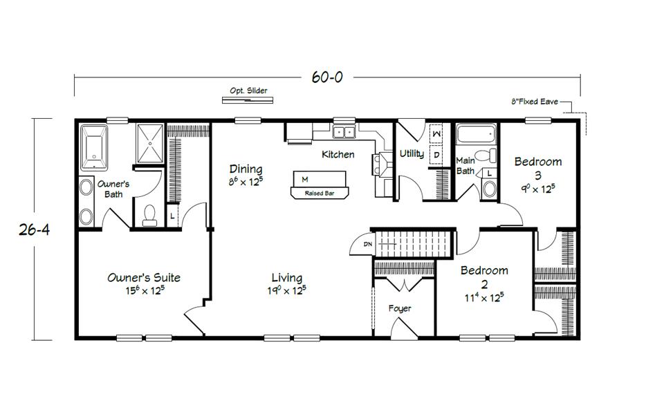 Evolution Series Harding (Model 2680B) by Master-Craft - Diamond Home Sales