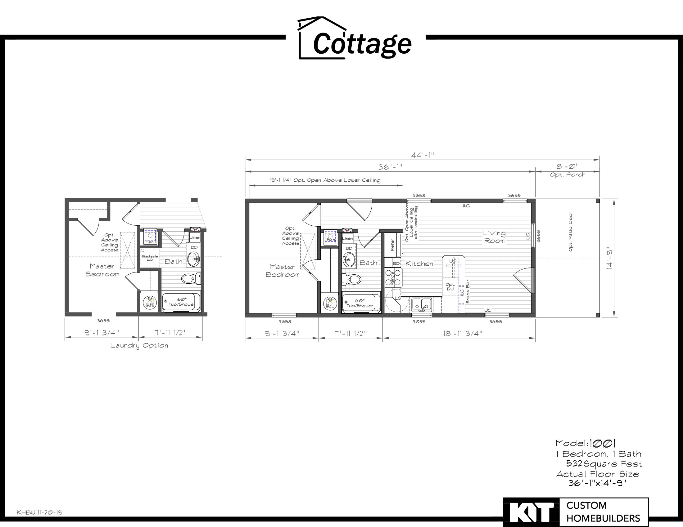 Standard Floor Plans - KIT Custom Homebuilders